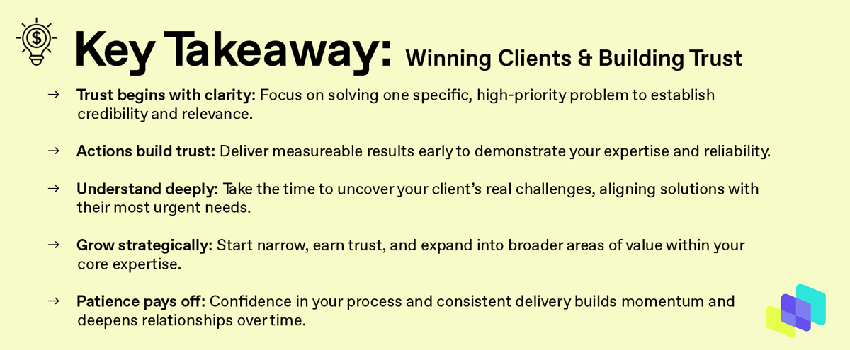 Winning Client Trust: Key Lessons for Business Growth and Success